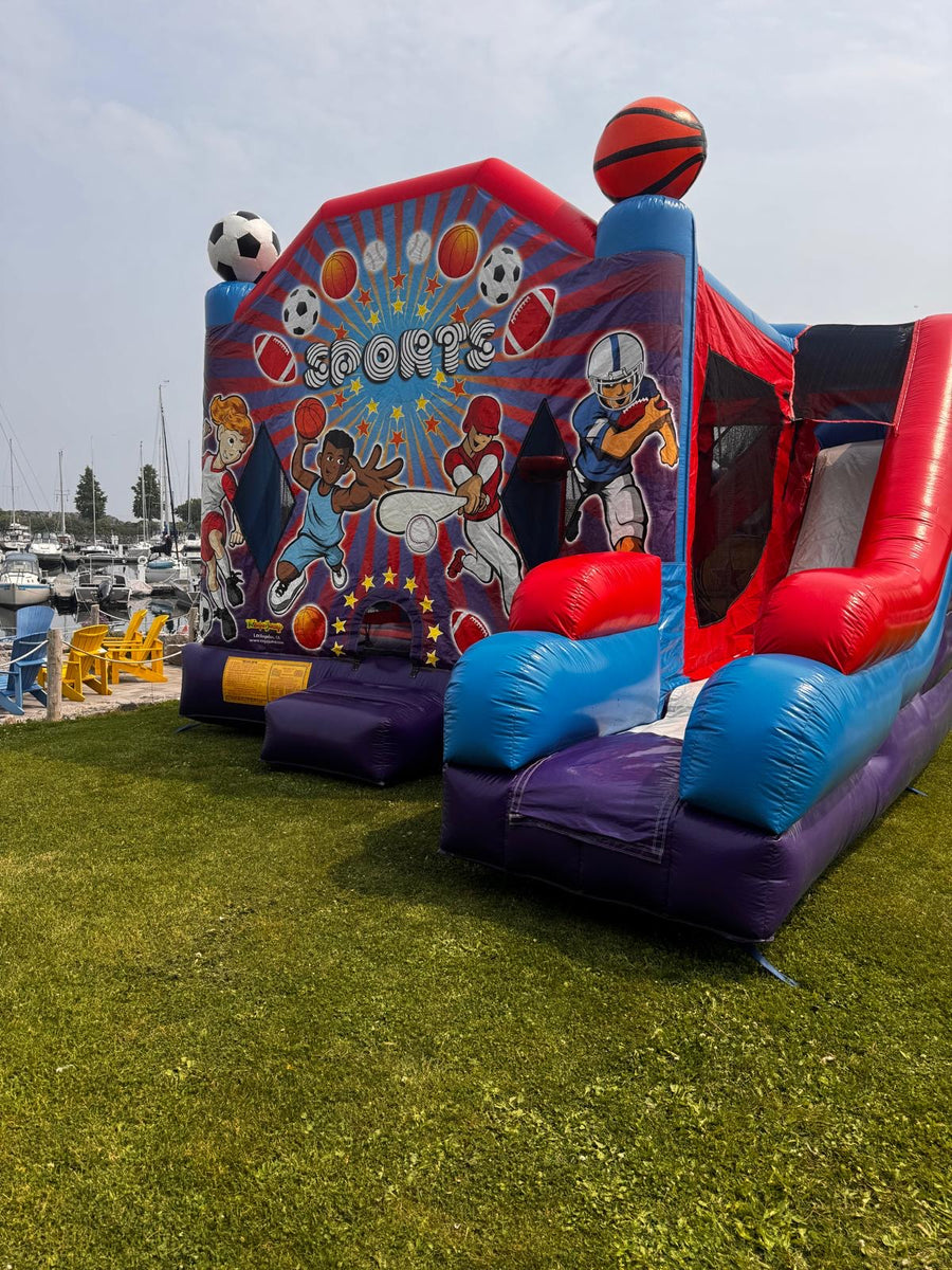 Sports Combo, Bouncy Castle and Slide Rental – Castle Mania